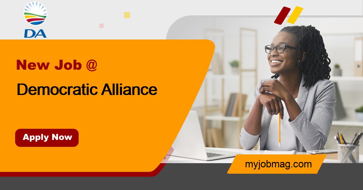 Democratic Alliance Jobs in South Africa 2026 | MyJobMag