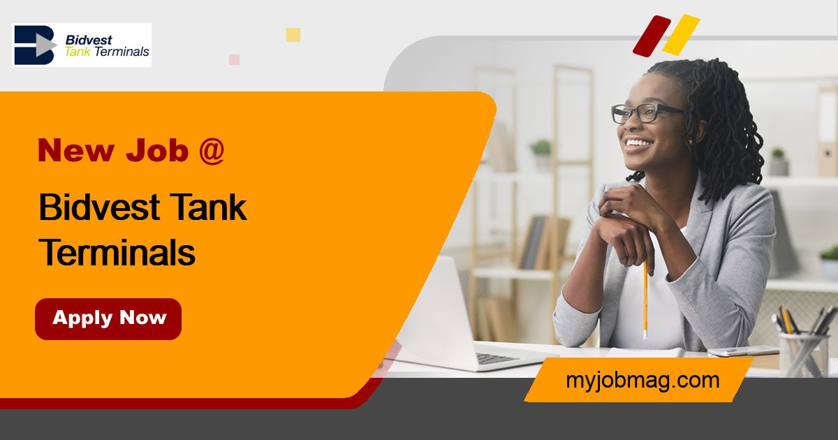 Vacancies at Bidvest Tank Terminals - 4 August, 2025 | MyJobMag