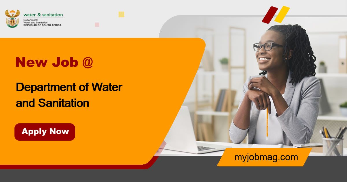 Job Vacancies at Department of Water and Sanitation - 7 November, 2025 ...